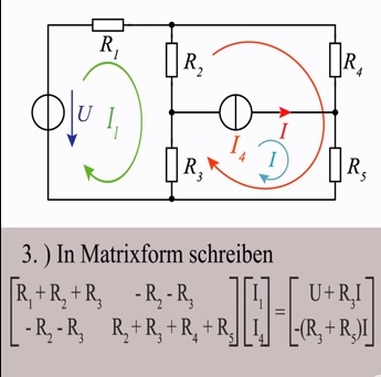 Maschenstromverfahren - Stromquellen