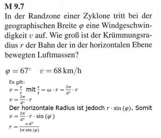 Corioliskraft die Erste